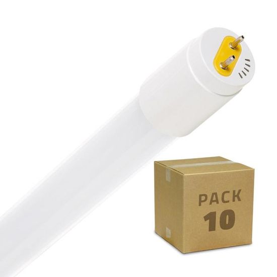 Pack de Tubes LED T8 G13 en Verre 120 cm Connexion Unilatérale 18W ...