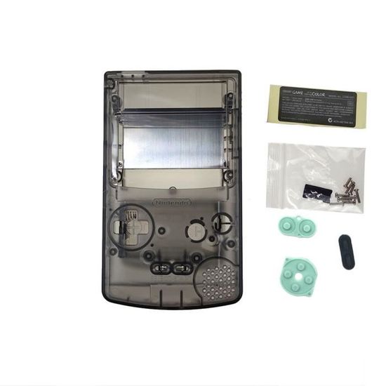 Claire noir - Nouvelle coque de boîtier IPS pour GBC IPS V3 LCD Kits d ...