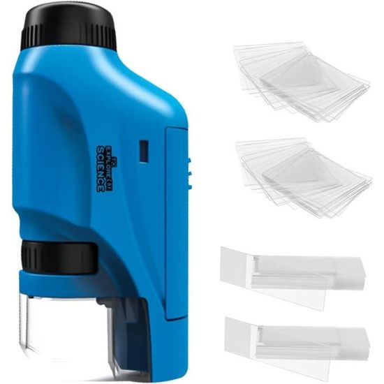 Microscope De Poche 60X-120X, Microscope Portable Avec Lumière Led ...