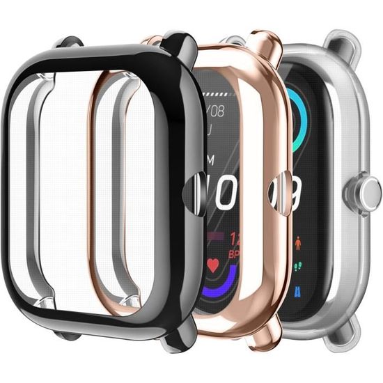 Fintie Lot de 3 coques de protection d'écran compatibles avec Amazfit ...