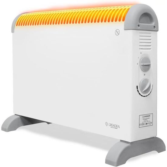 GREADEN Radiateur Électrique 2000W, Convecteur Chauffage Mobile avec ...