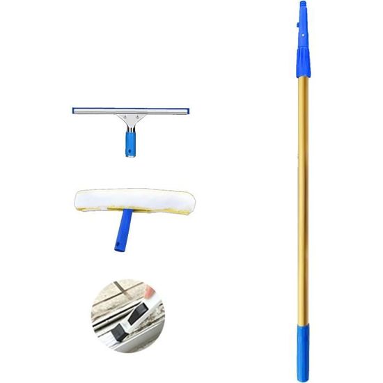 Raclette De Sol Caoutchouc Avec Manche, Balai Raclette De Sol Vitre ...