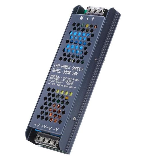 Alimentation à découpage LED - VBESTLIFE - 300W - Noir - Alliage d ...