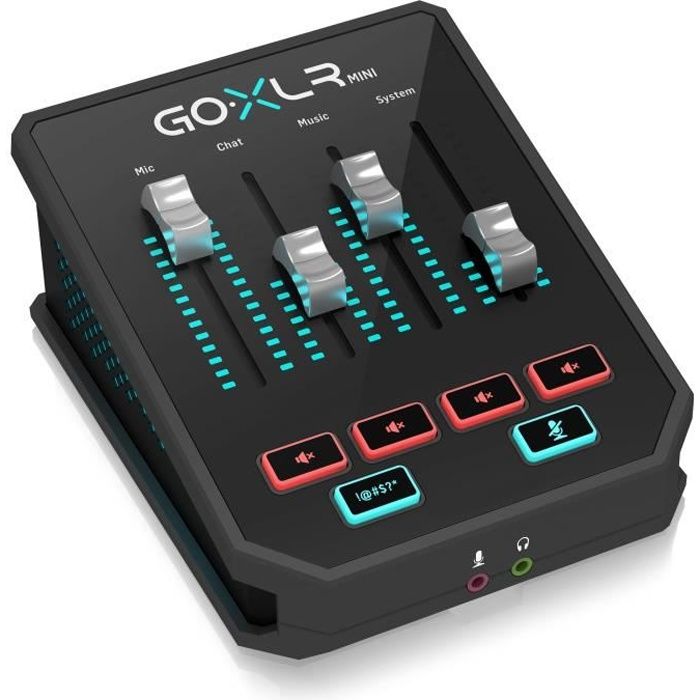 GoXLR Mini - Mixer & USB Audio Interface for Streamers, Gamers ...