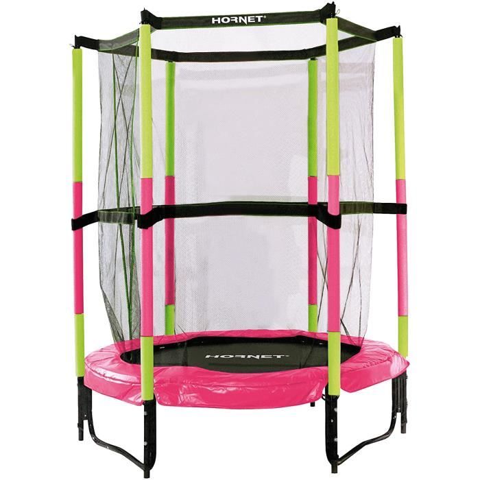 Kinder-trampolin Jump en avec réseau de sécurité - 140 cm[74 ...