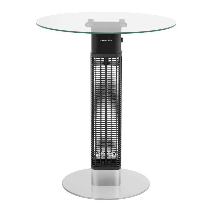 Table d exterieur avec chauffage infrarouge chauffe terrasse radiant ...