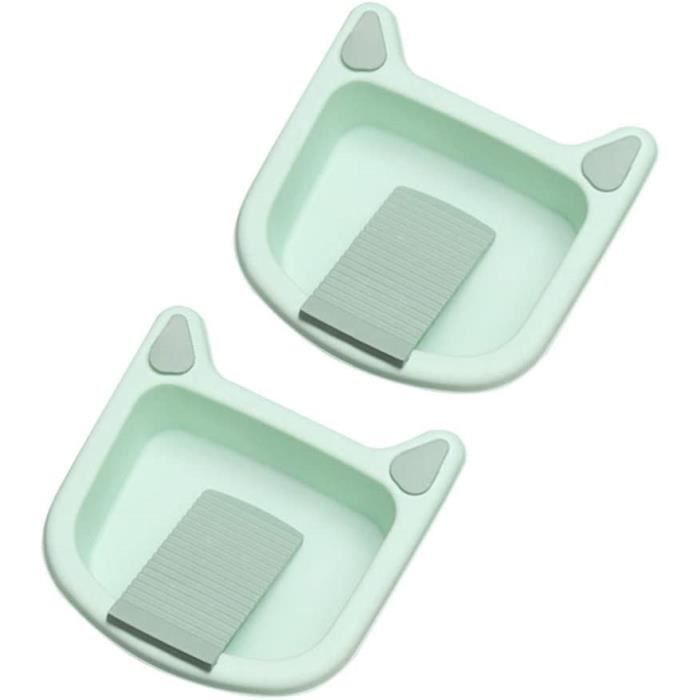 2Pcs Bassin de Planche à Laver Basin de Lavage pour Les Enfants Et Les ...