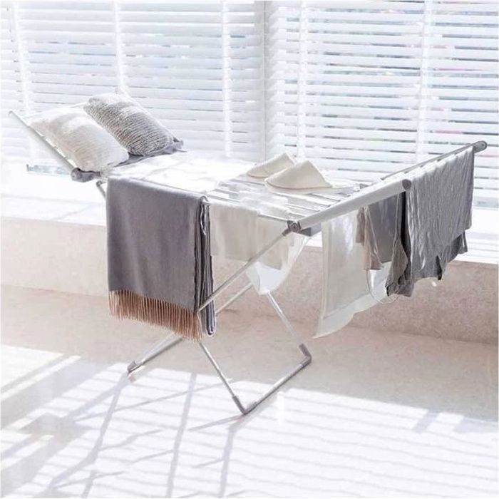 Sechoir Linge Electrique Sèche-Linge Chauffant Électrique Pliant ...