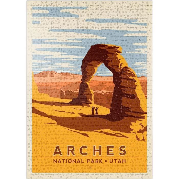 Parc National des Arches Delicate Arch Premium Pièces Puzzle Collection ...