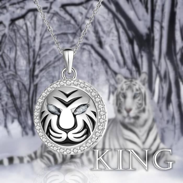 Tigre blanc - Mignon Dessin Animé Axolotl Coeur Strass Pendentif ...