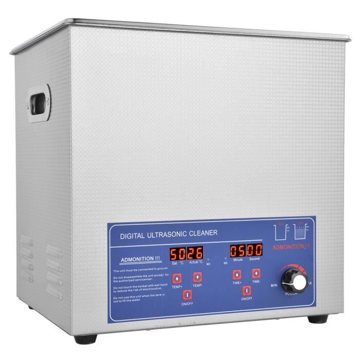 Duokon Machine à laver à ultrasons à température réglable 50AL 14L ...