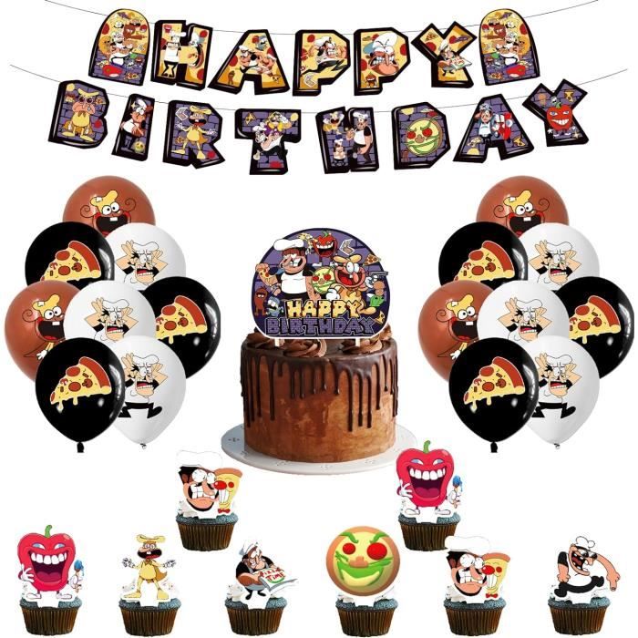 Decoration Anniversaire Pizza Tower Décorations Anniversaire Pizza ...