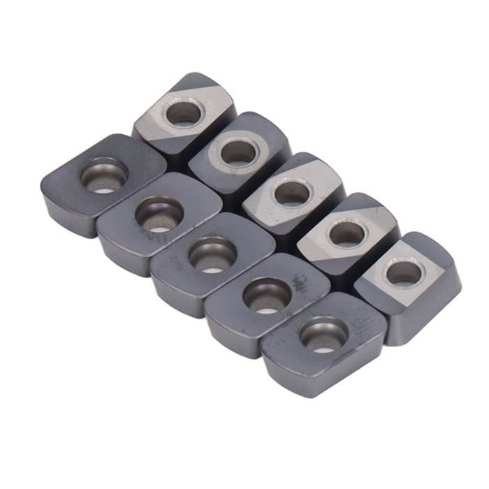 Fdit Insertion de tournage 10 pièces tournant Insert carbure lame tour Cutter fraisage CNC Kit d ...