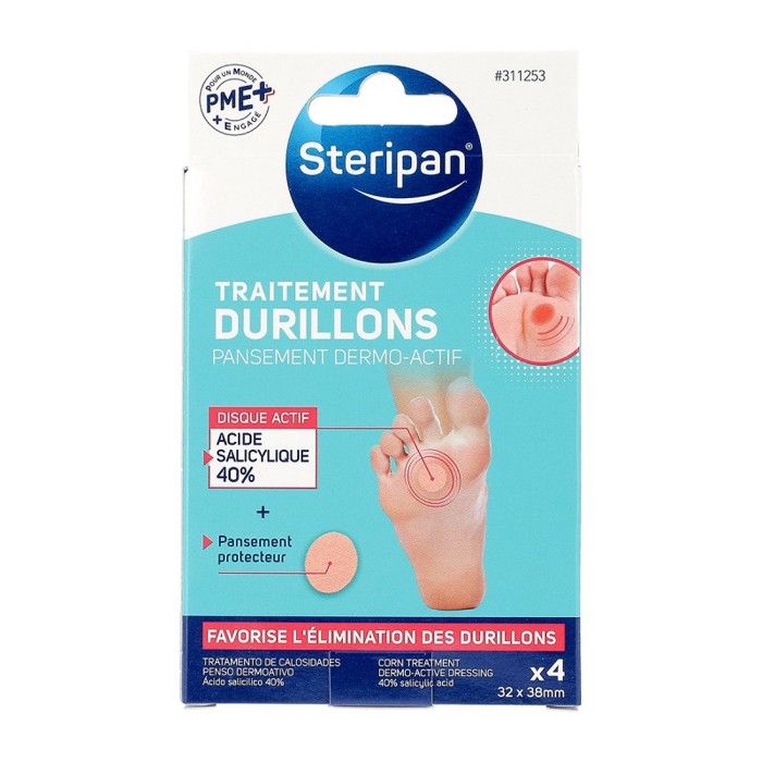 Traitement Durillons Acide Salicylique - Steripan - Pansement Dermo ...