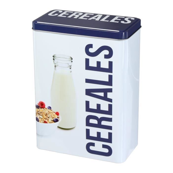 Boîte à céréales en métal - Cdiscount Maison