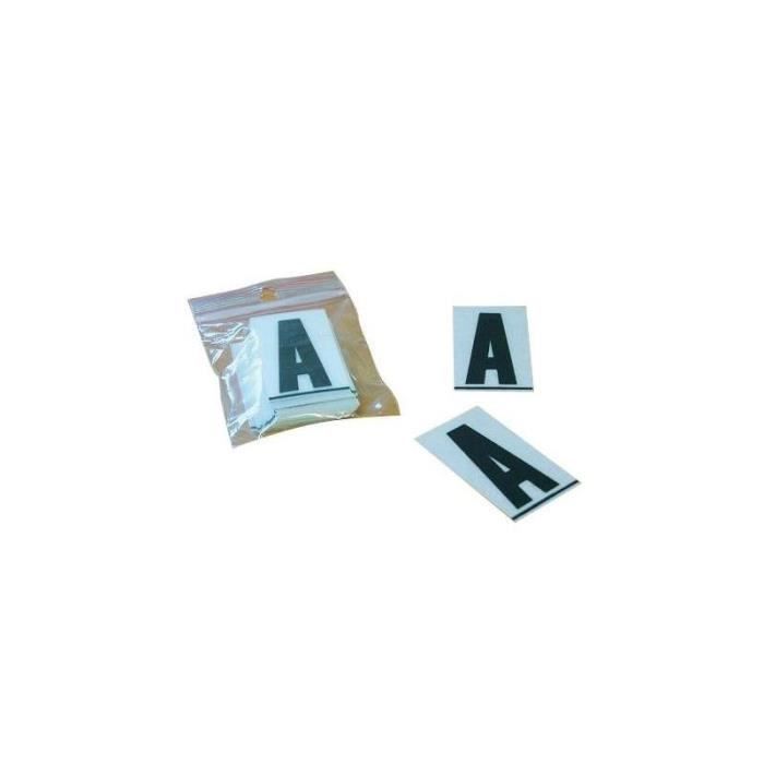 Lettrage plaque PVC 50 Caractères Standard 4,5Cm K - Cdiscount Auto