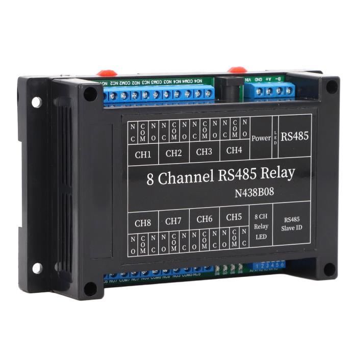 YOSOO module de commande de relais Module relais 8 canaux RS485 RTU ...