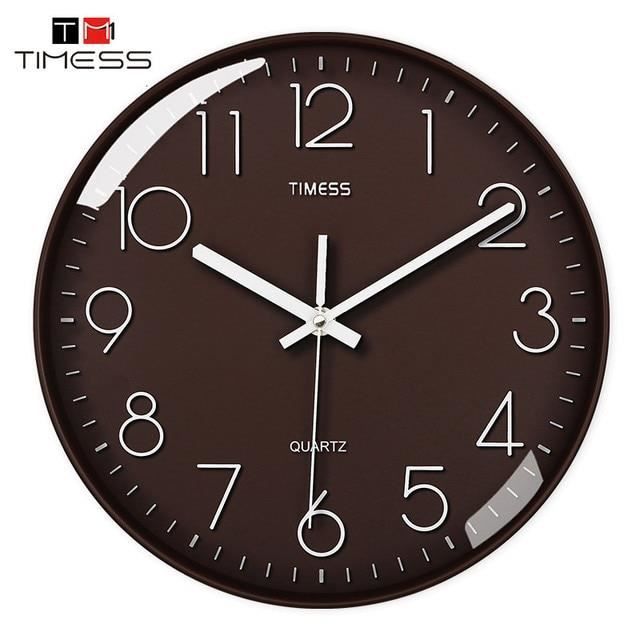 HORLOGE PENDULE,3-14 pouce--Horloge murale 3D, Design moderne, style nordique, bref, décoration ...