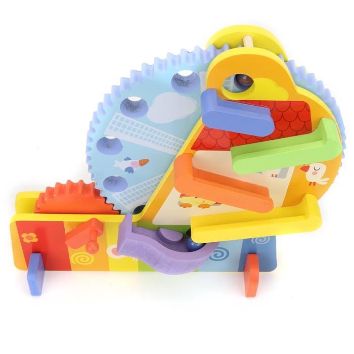 ZERONE Grande roue de boule en bois Jouet éducatif pour Enfants, Jouet ...