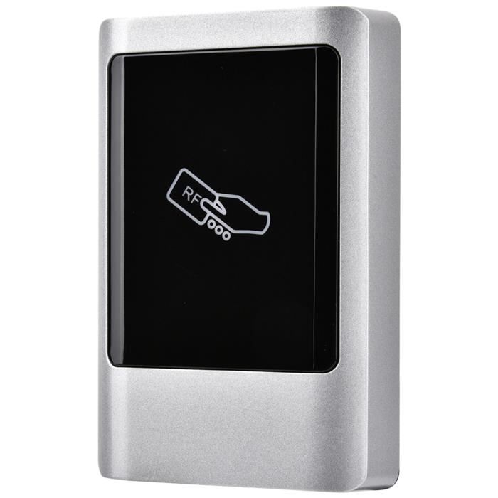 Zerone Lecteur de carte de porte Lecteur RFID extérieur Wiegand porte ...