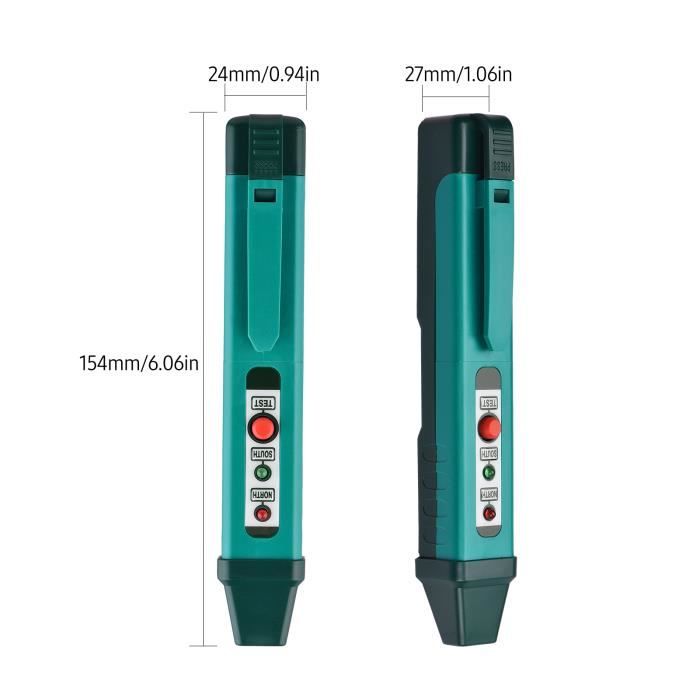 Magnetic Pole Pen Polarity Tester N/S Pole Detector North South ...