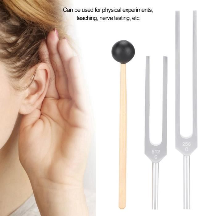 KIMISS Diapason C256HZ C256HZ C512HZ Tuning Fork Nerve Test en alliage ...