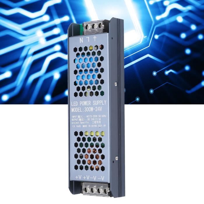 Alimentation à découpage LED - VBESTLIFE - 300W - Noir - Alliage d ...