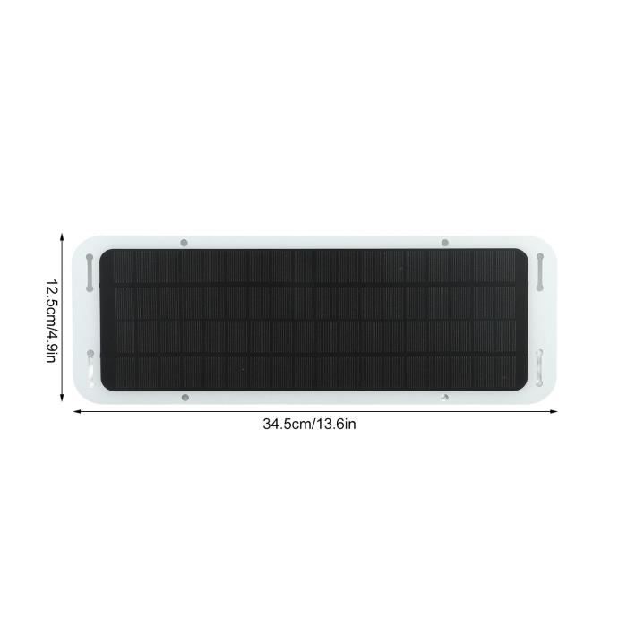 Panneau Solaire Monocristallin 12V 5W - Module Solaire pour voiture ...