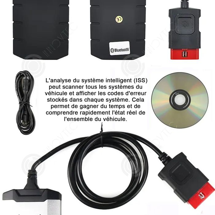 INN Valise Diagnostic Auto Outils Diagnostics système Moteur OBD2 ...