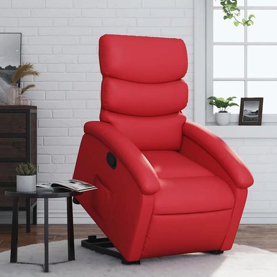 BONNIE®（Rouge）Fauteuil releveur - dossier inclinable/135 degrés - Rouge ...