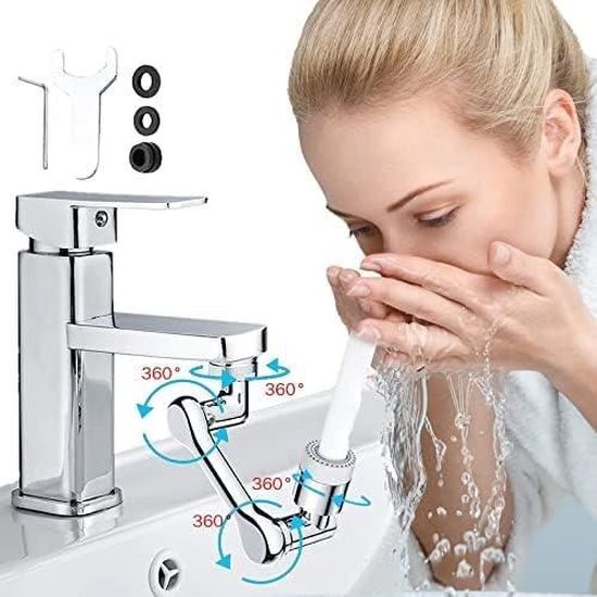 Embout De Robinet, Rotatif À 1440 °, Multifonction, Rallonge De Robinet ...