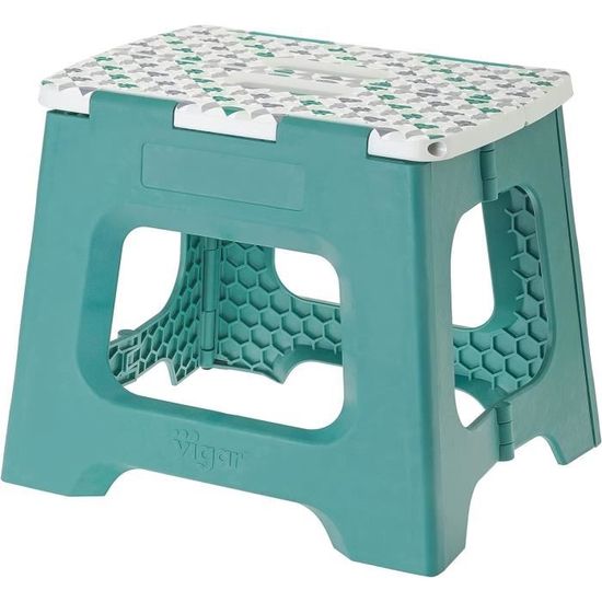 Tabouret Pliant - Système Antidérapant - 33 X 27 X 27 Cm - Compact Geom ...