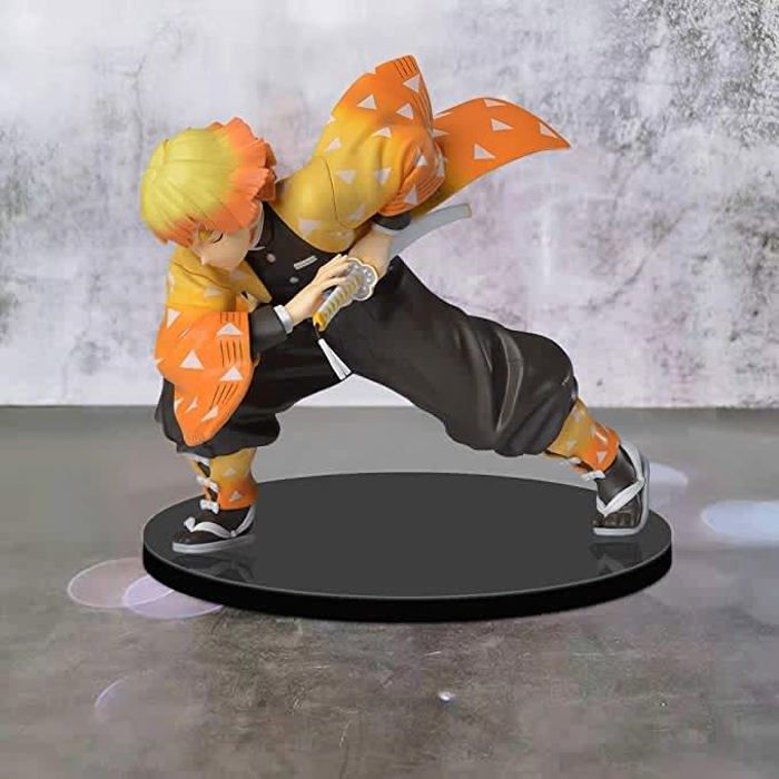 Figurine d'anime Demon Slayer Zenitsu Agatsuma, personnage de modèle de ...