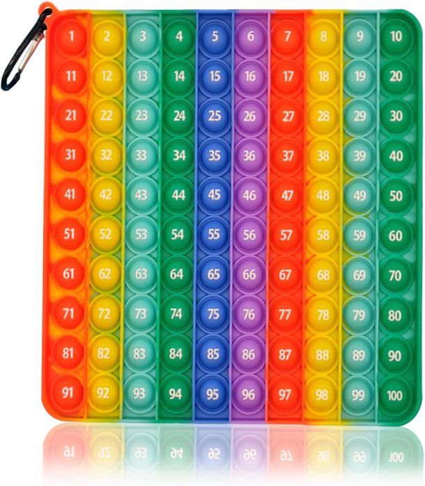 Number Pop it Fidget Toys Glace Bubble Sensory Jouets de Décompression ...