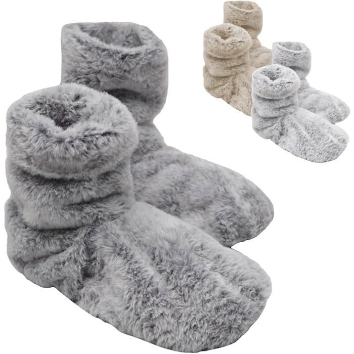 Boots, Bottes, Chaussons Chauffants Micro Ondes déhoussables - du 36 au ...