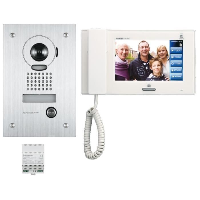 AIPHONE JMS4AEDF Kit vidéo couleur, tactile, grand - Cdiscount Bricolage