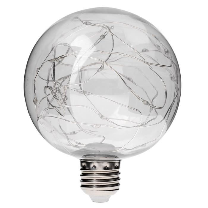 BOYOU Paquet de 3 ampoules de fil de cuivre ampoule colorée ampoule de ...