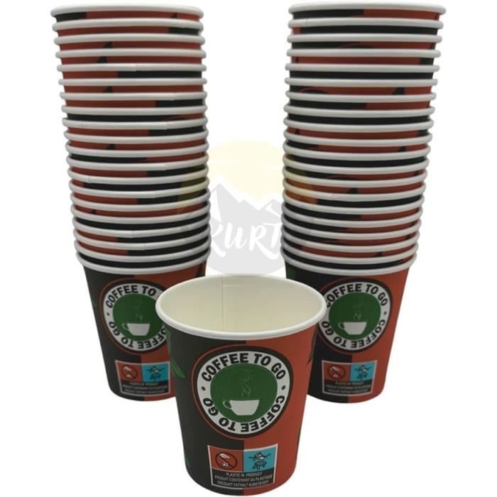 Lot De 500 Gobelets Jetables - 200 Ml - 200 Ml - Porte-Gobelet À Café À ...