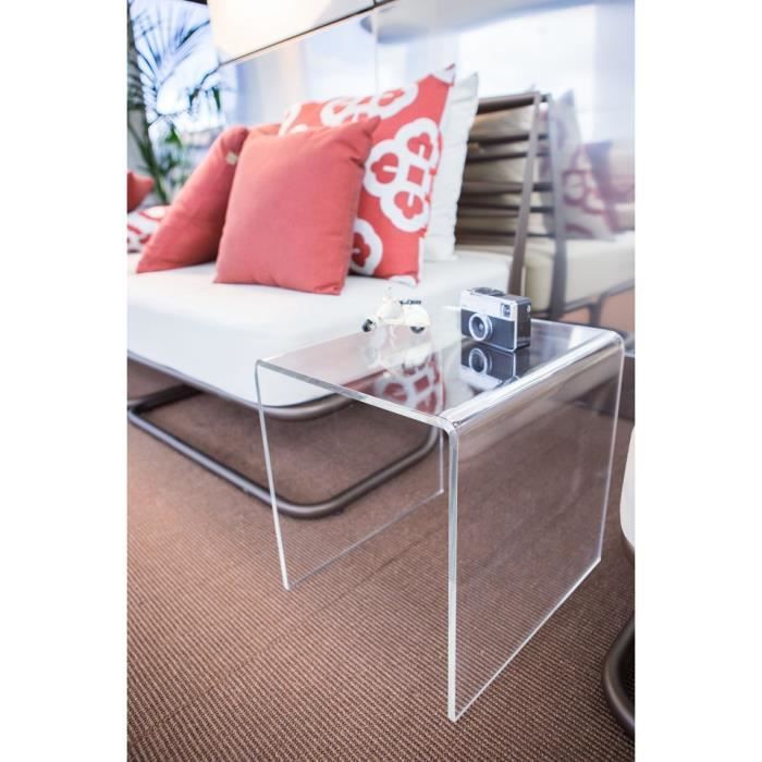 Table basse de sejour table basse moderne table de chevet acrylique ...