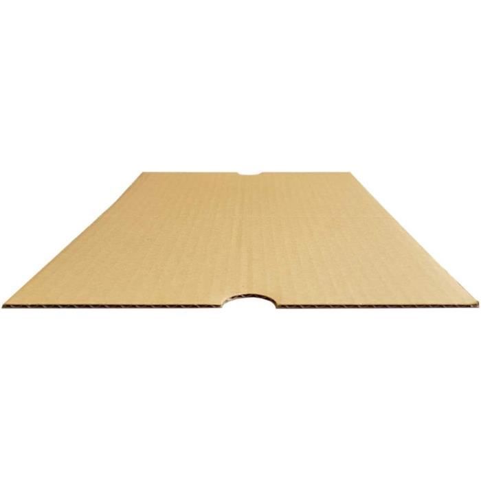 Lot de 100 découpes en carton ondulé - 300 x 210 mm - DIN A4-DIN A5 ...