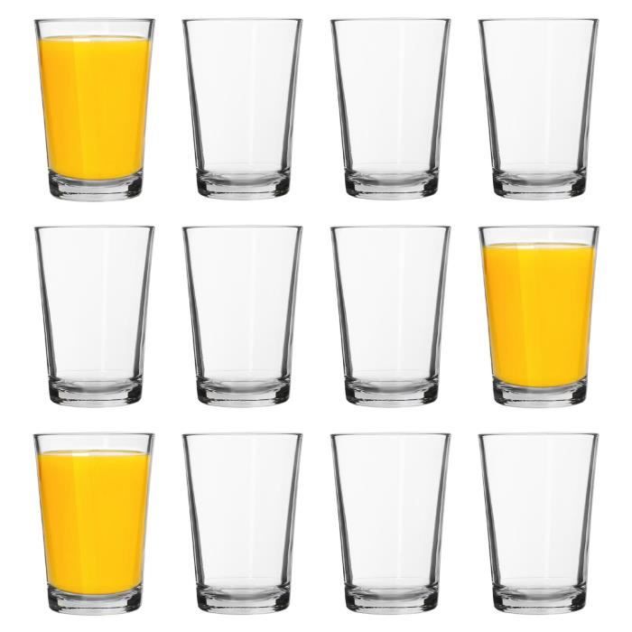 12x Clear 205ml Lara Gumbler Verres - Lave-vaisselle Verre Verre Verre ...
