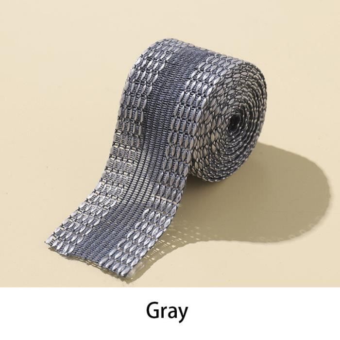 Ruban adhésif - Tissu à coudre auto-adhésif pour pantalons - gray-5m ...