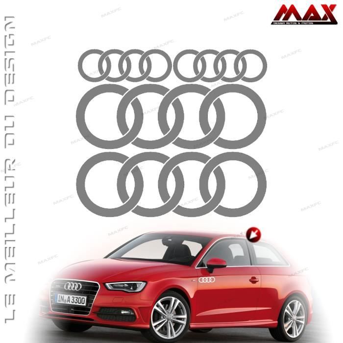 2 Stickers AUDI Motorsport A1 A3 A4 A5 A6 Q3 Q5 Q7 TT RS 300x83 mm ...