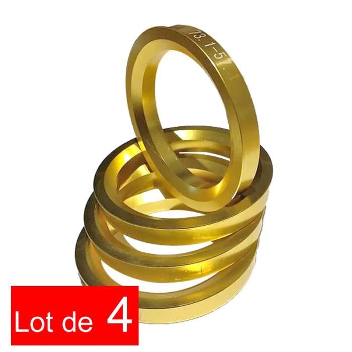 Lot de 4 bagues de centrage de roue 60.1mm x 65.1mm - Z110-A ...