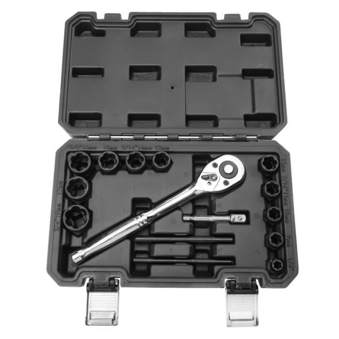 1 Réglez l'extracteur de boulon d'écrou endommagé Réglage de la prise d ...