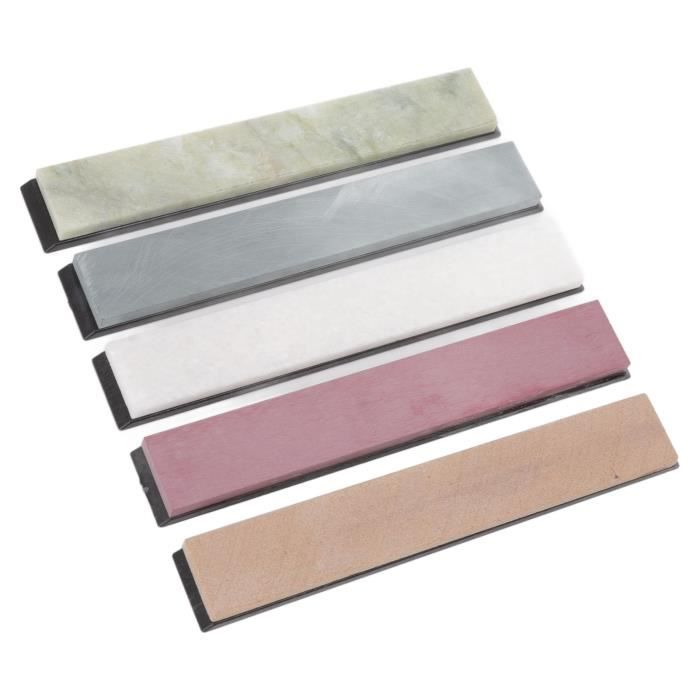 Ensemble De Pierres À Aiguiser Les Couteaux Lot De 5 Pierres À Aiguiser Pour Couteaux, 1000 3000 ...