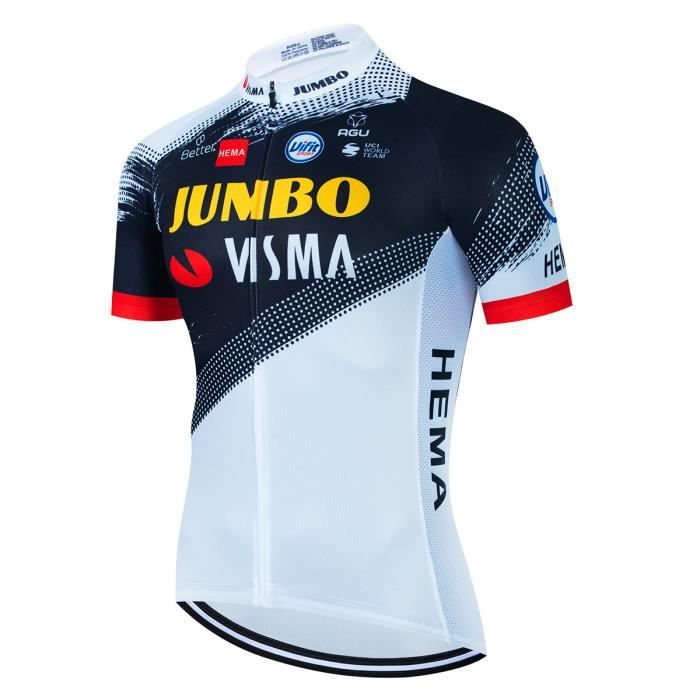 Ensemble de maillot de cyclisme Pro JUMBO VISMA pour homme - Vêtements ...
