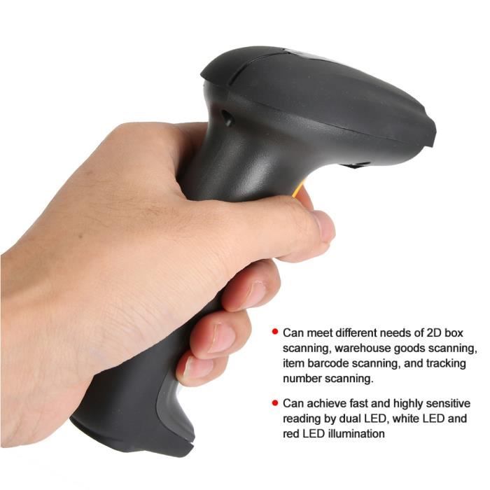 SALUTUYA Scanner Code Barre 2D USB Filaire - Cdiscount Informatique