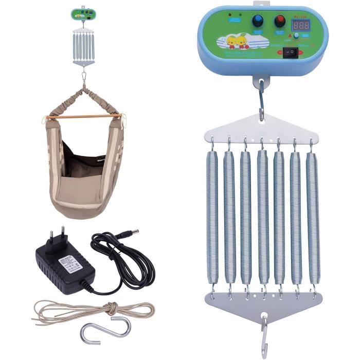 Hangings Balançoire électrique pour bébé avec minuteur réglable Ressort ...