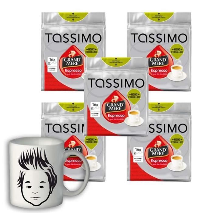 5 Tassimo Grand'Mère Espresso + Mug - Cdiscount Au quotidien